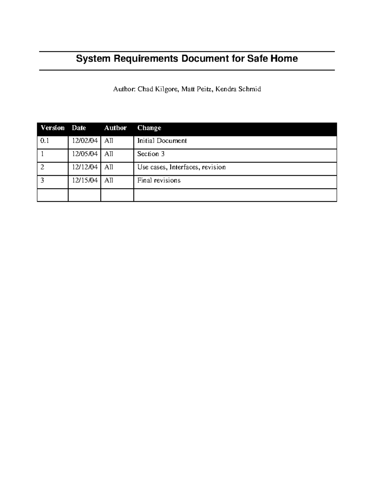 SRS document with IEEE standards for Software Engineer projects ...