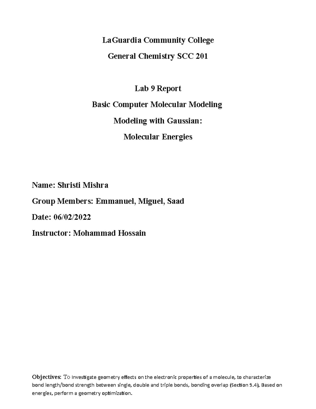 SCC LAB 9 - Lab Report 10 - LaGuardia Community College General ...