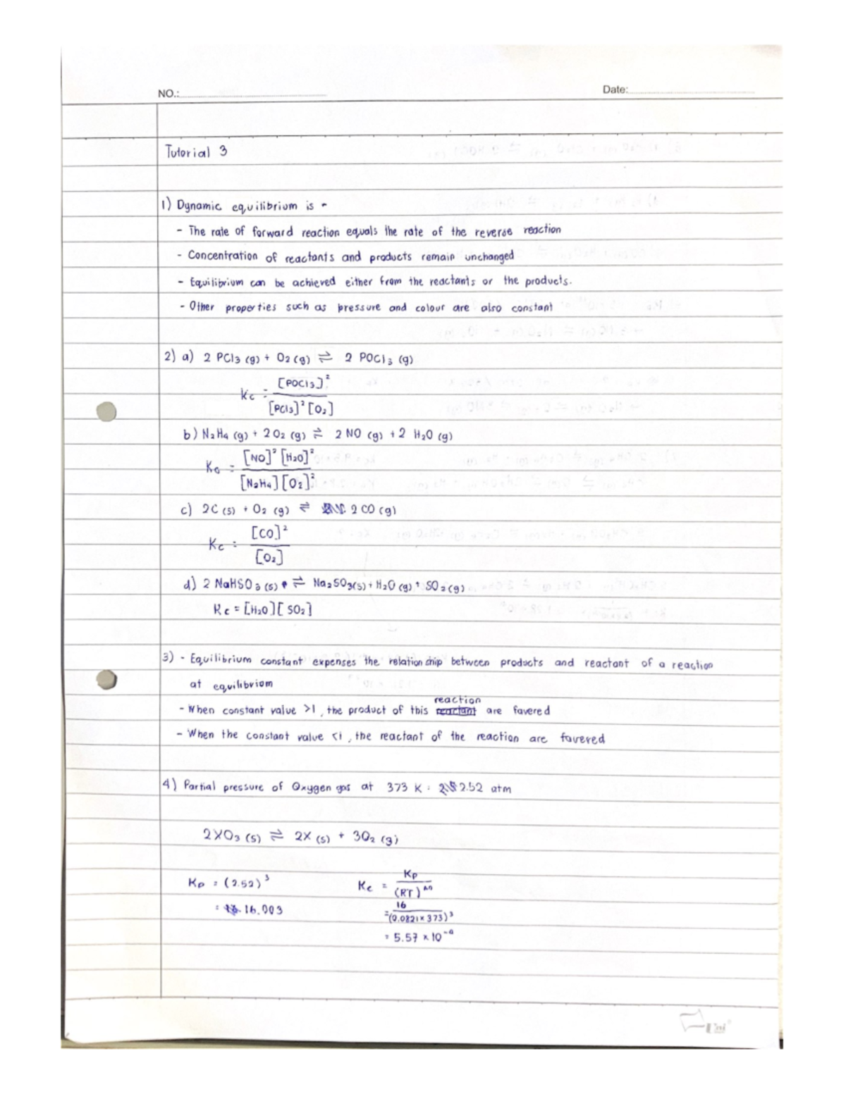 Tutorial 3 PHY098 UITM 21/22 - foundation in science - UiTM - Studocu