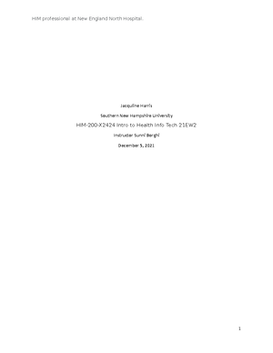 HIM 440 Module Two Assignment Template - HIM 440 Module Two Assignment ...