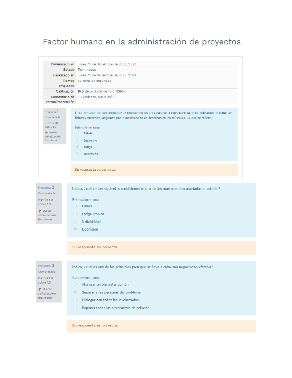 Exam 3er y 4to parcial (2da vuelta)Factor Humano en al administracion de proyectos - Studocu