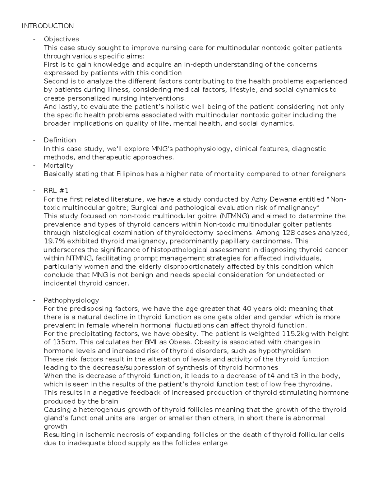 Script sa case study sa OR - INTRODUCTION - Objectives This case study ...