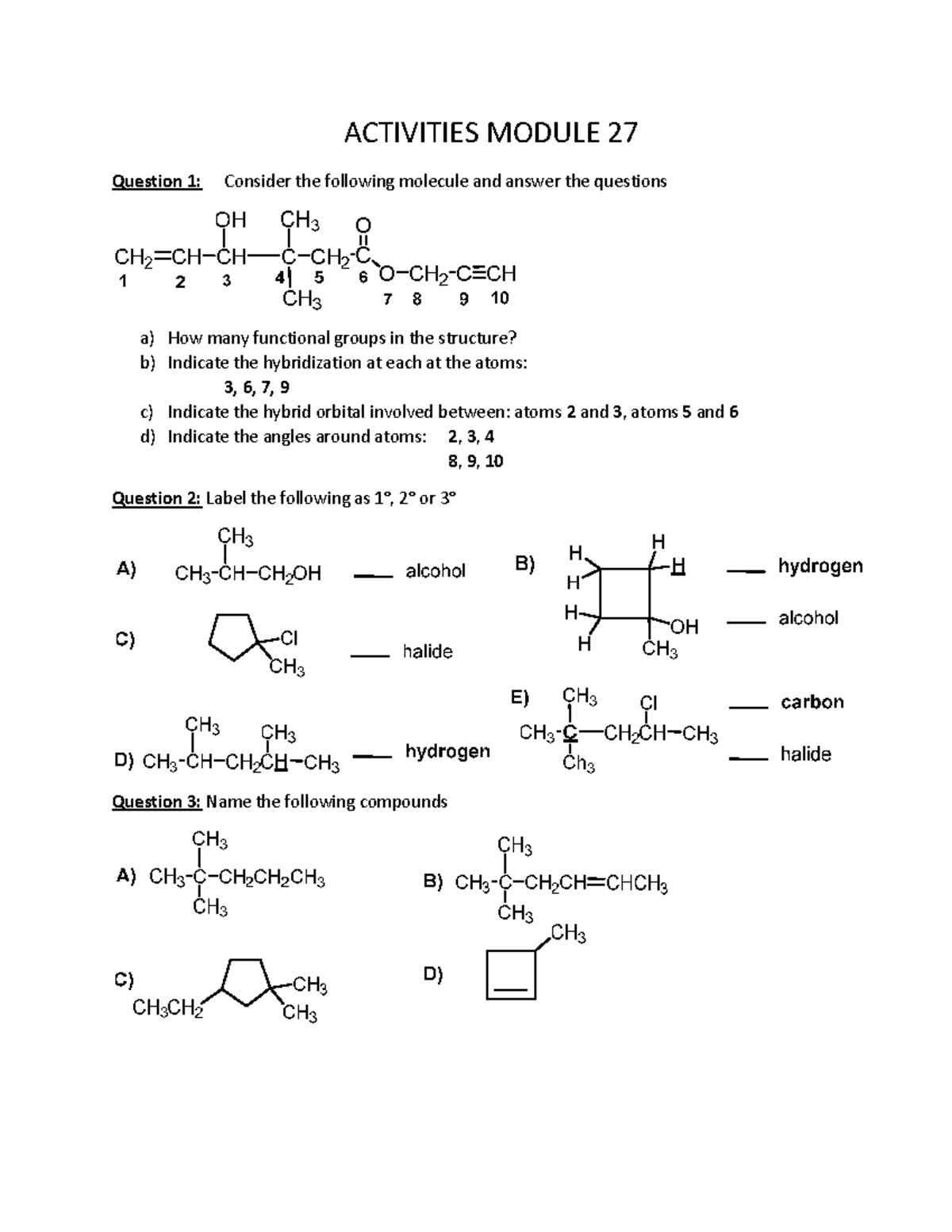 Activities Module 27 - Notes - ACTIVITIES MODULE 27 Question 1 ...