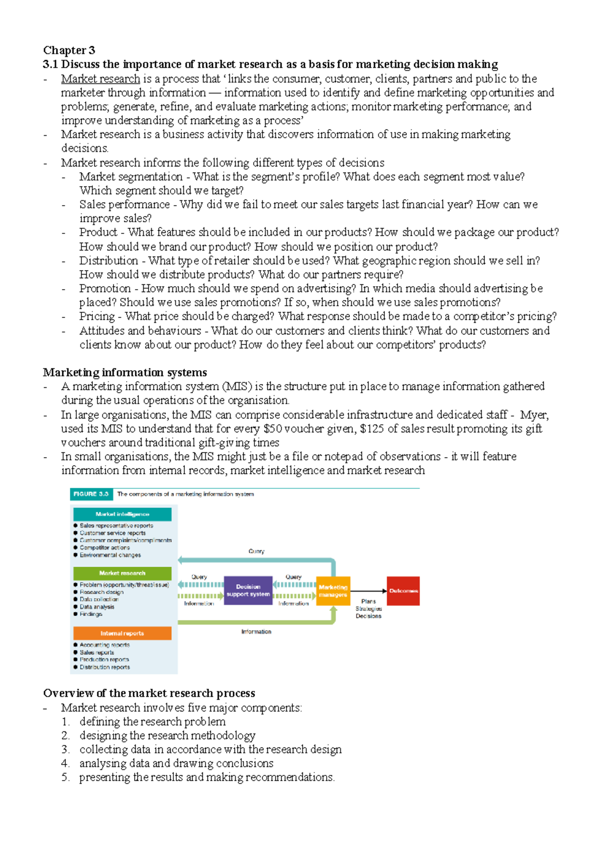 Marketing Foundations Textbook - Chapter 3 - Chapter 3 3 Discuss the ...
