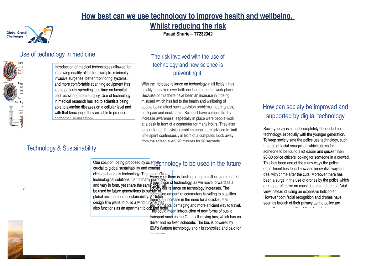 GGC poster - The risk involved with the use of technology and how ...