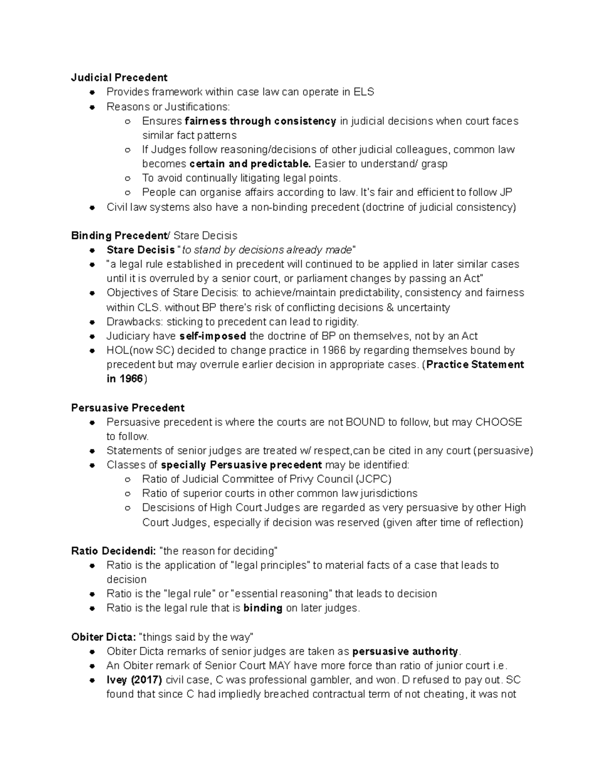 4. Judicial Precedent - chapter 5 of module - Judicial Precedent ...