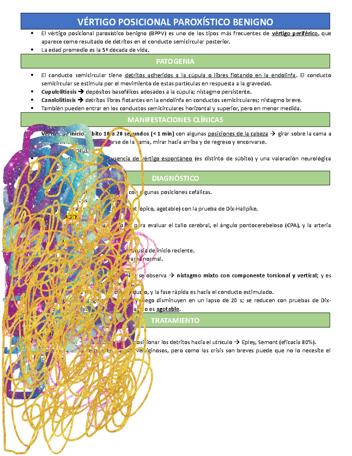 VPPB - sfdsf - El vértigo posicional paroxístico benigno (BPPV) es uno ...