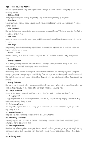 El Filibusterismo Buod Kabanata 1-39 - Sakay sa bapor sina Donya ...