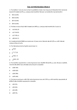 Qce General Math - Formula Sheet - Formula book General Mathematics v1 ...