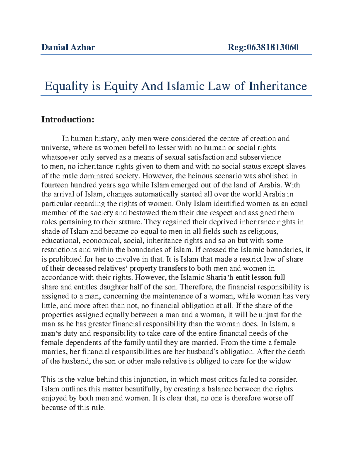 International law assignment - Corporate law - ICMA Pakistan - Studocu