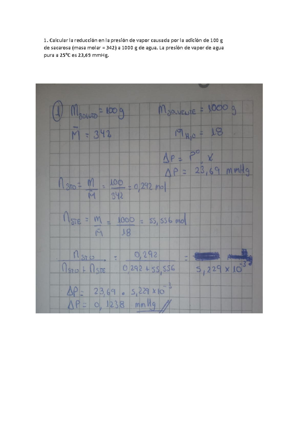 S07.s1 - Microtaller 04 - Calcular la reducción en la presión de vapor ...