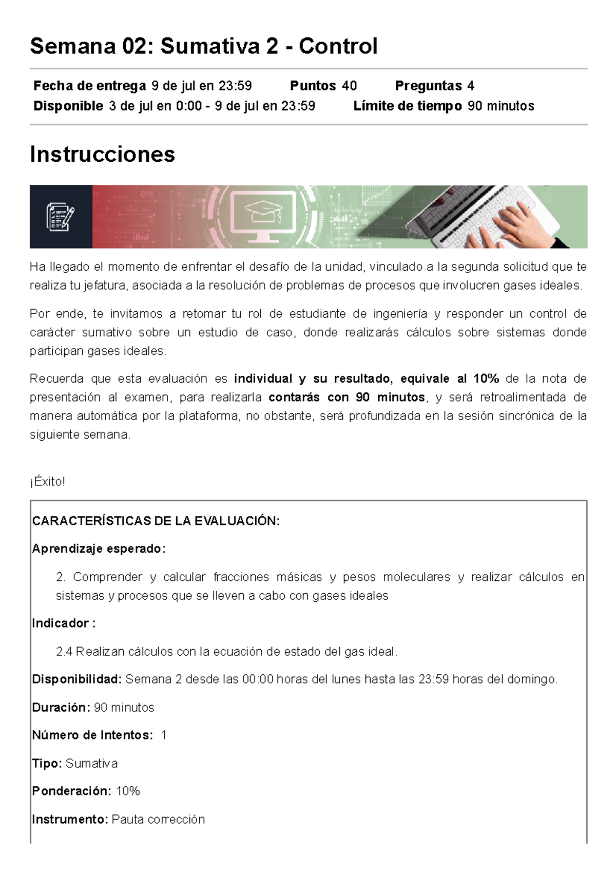Semana 02 Sumativa 2 - Control 202315.1484 Procesos Industriales - Semana 02: Sumativa 2 ...