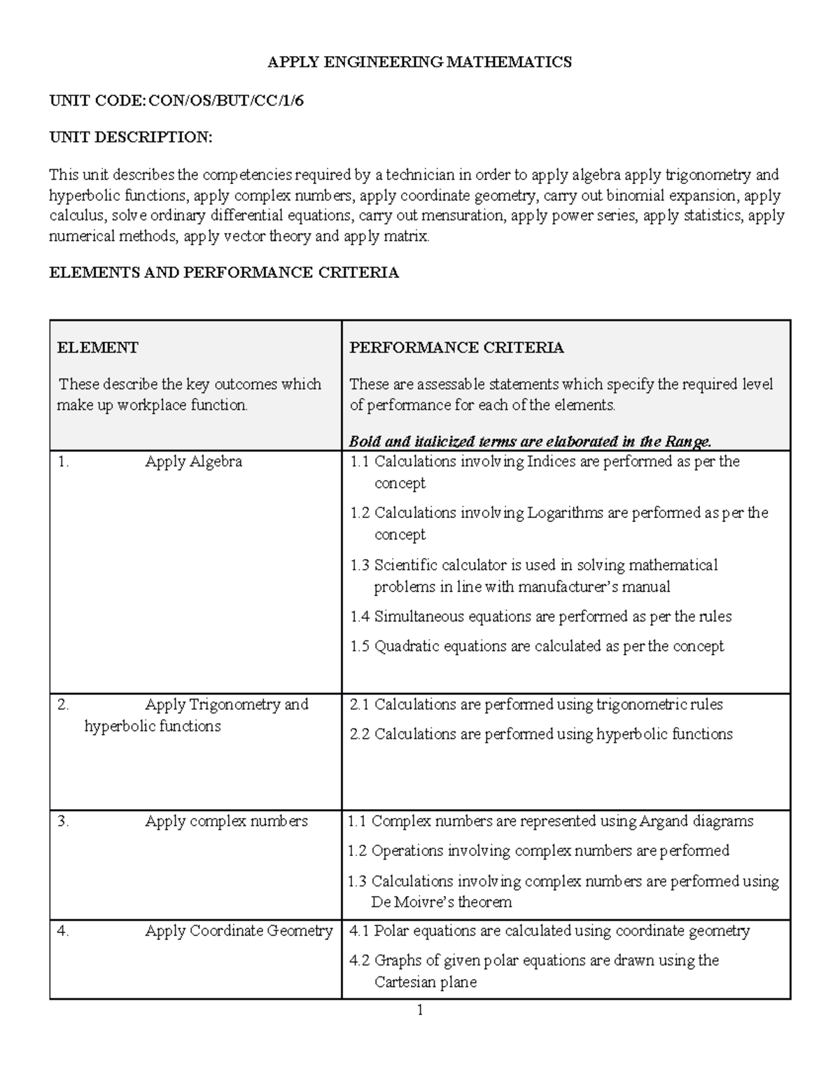 Apply Engineering Mathematics-building level 6 - APPLY ENGINEERING ...