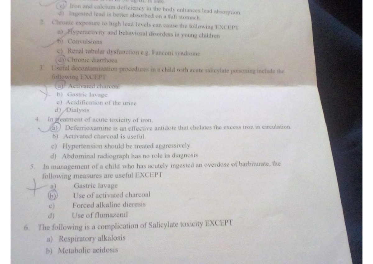 Paeds past papers-1 - Great - medicine and surgery - Studocu