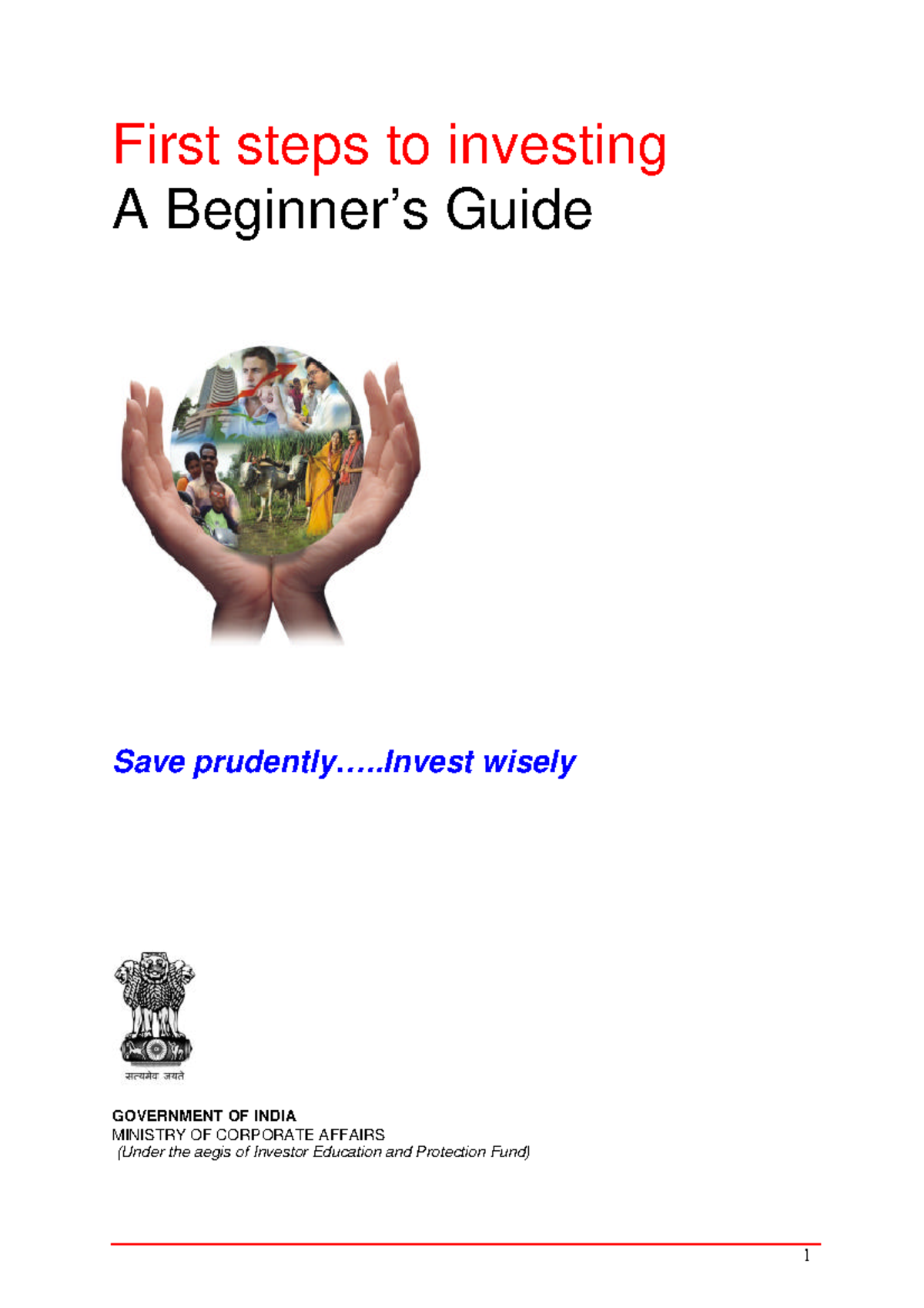 First Steps to Investing A Beginners Guide Prithvi Haldea - First steps ...