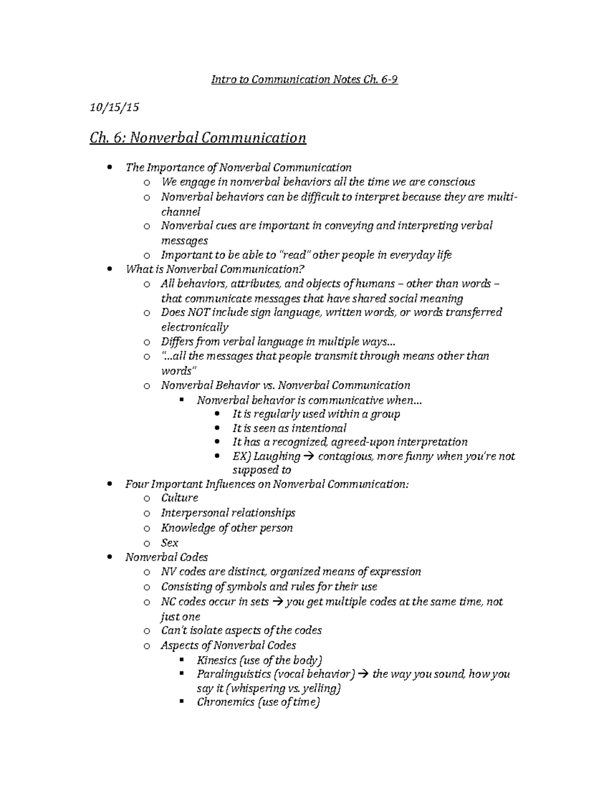 Lecture notes, lectures 6-9 - lecture notes from professor tom nakayama ...