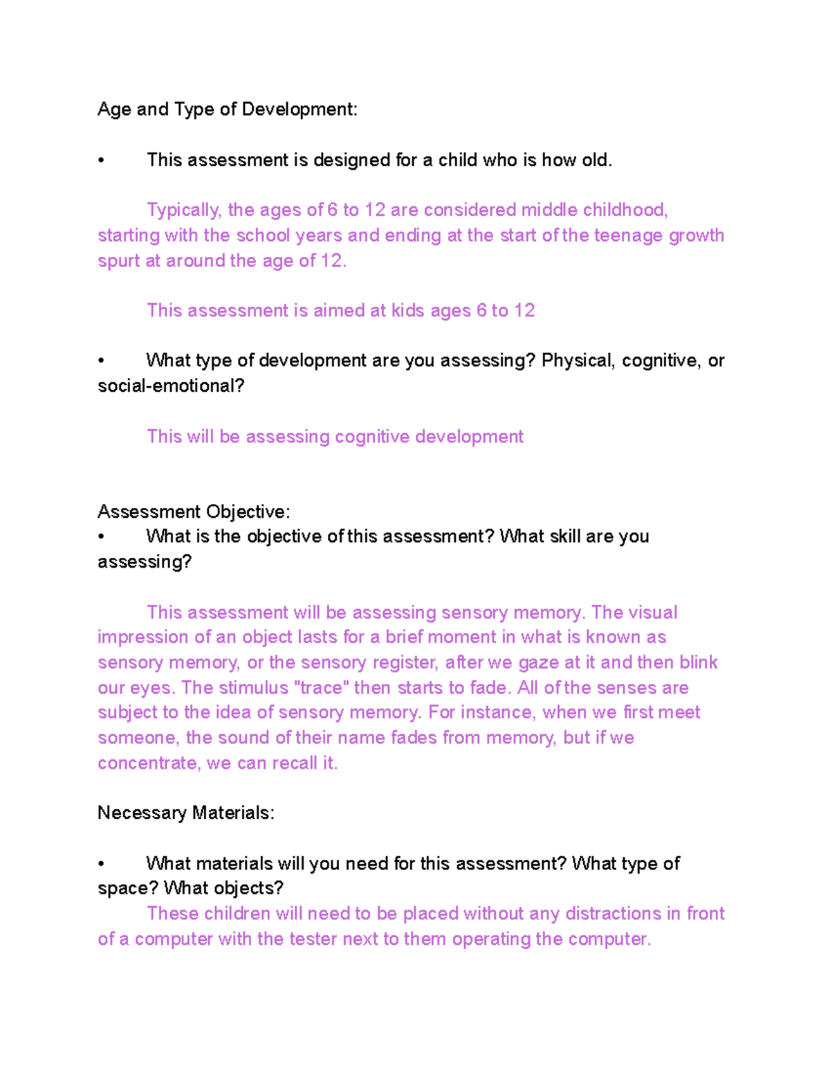 Developmental Assessment 3_ Middle Childhood - Google Docs.pdf - Age ...