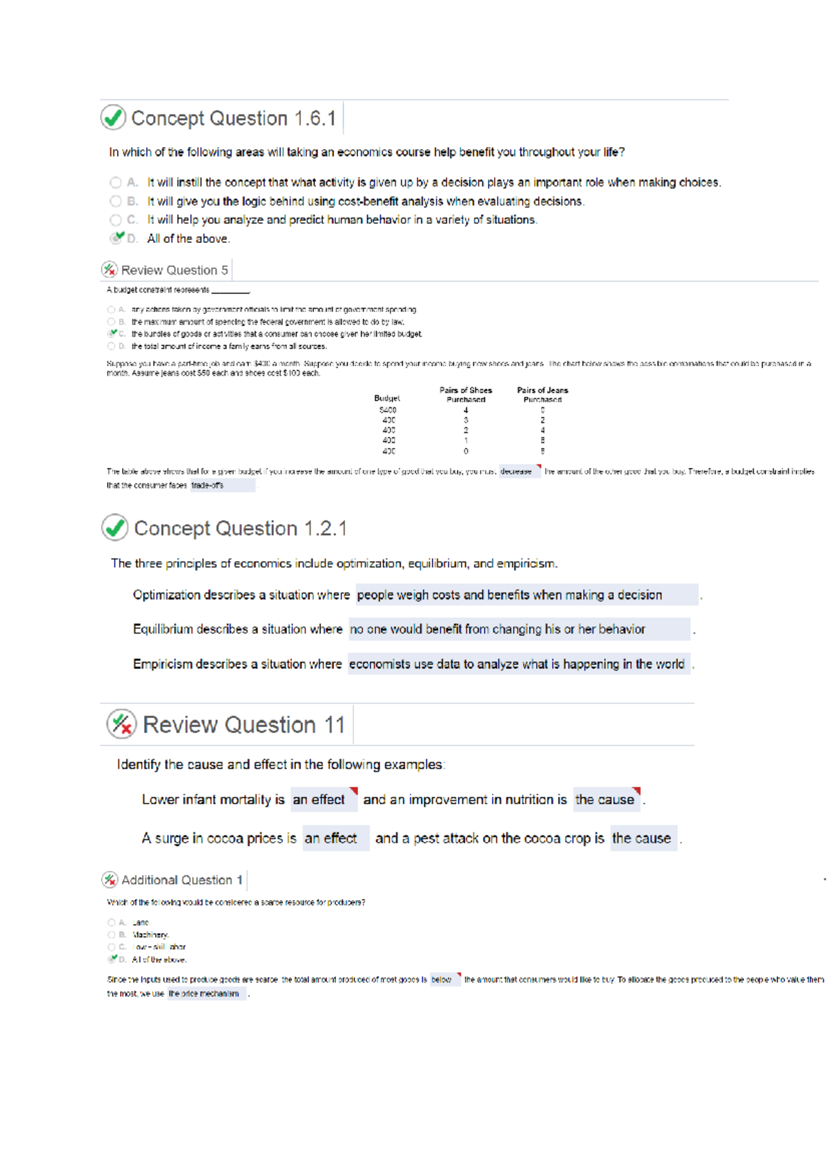Chapter 1-A - online quiz - J Concept Question 1 In which of the ...