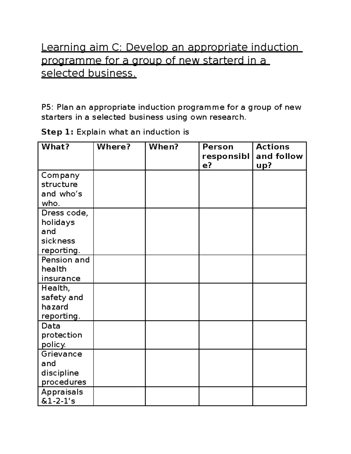 UNIT 21 Ass 2-last assignment Updated - Learning aim C: Develop an ...