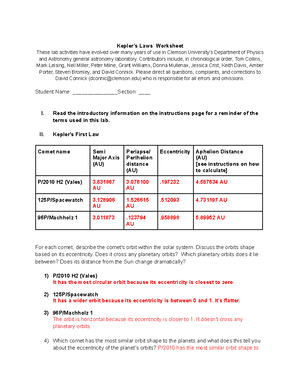 Eclipses Lab Worksheet - Eclipses Worksheet These lab activities have ...