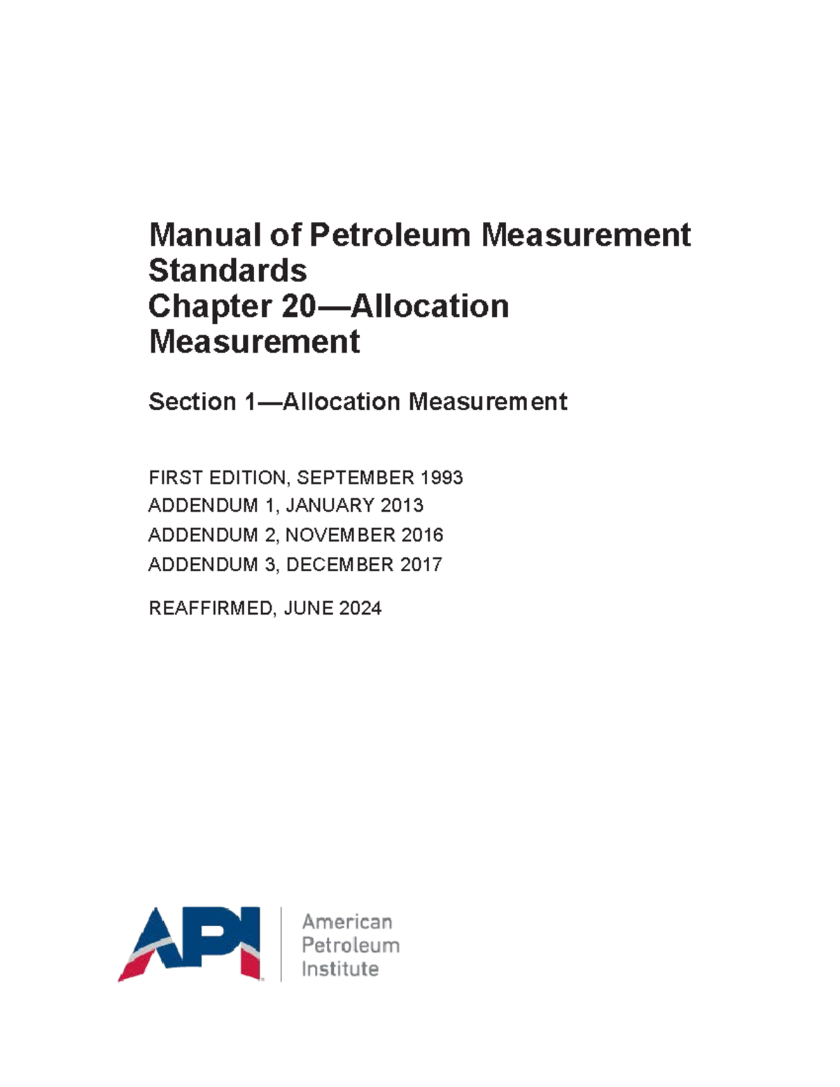 Previews 23329 pre - api - Manual of Petroleum Measurement Standards ...