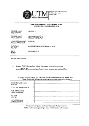 Ch08 Combined Loadings - Chapter 8 COMBINED LOADINGS CHAPTER OBJECTIVES ...