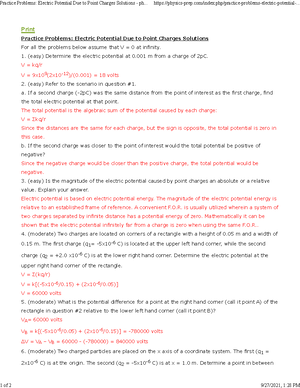 Practice Problems Capacitance Solutions - physics-prep - Print Practice ...