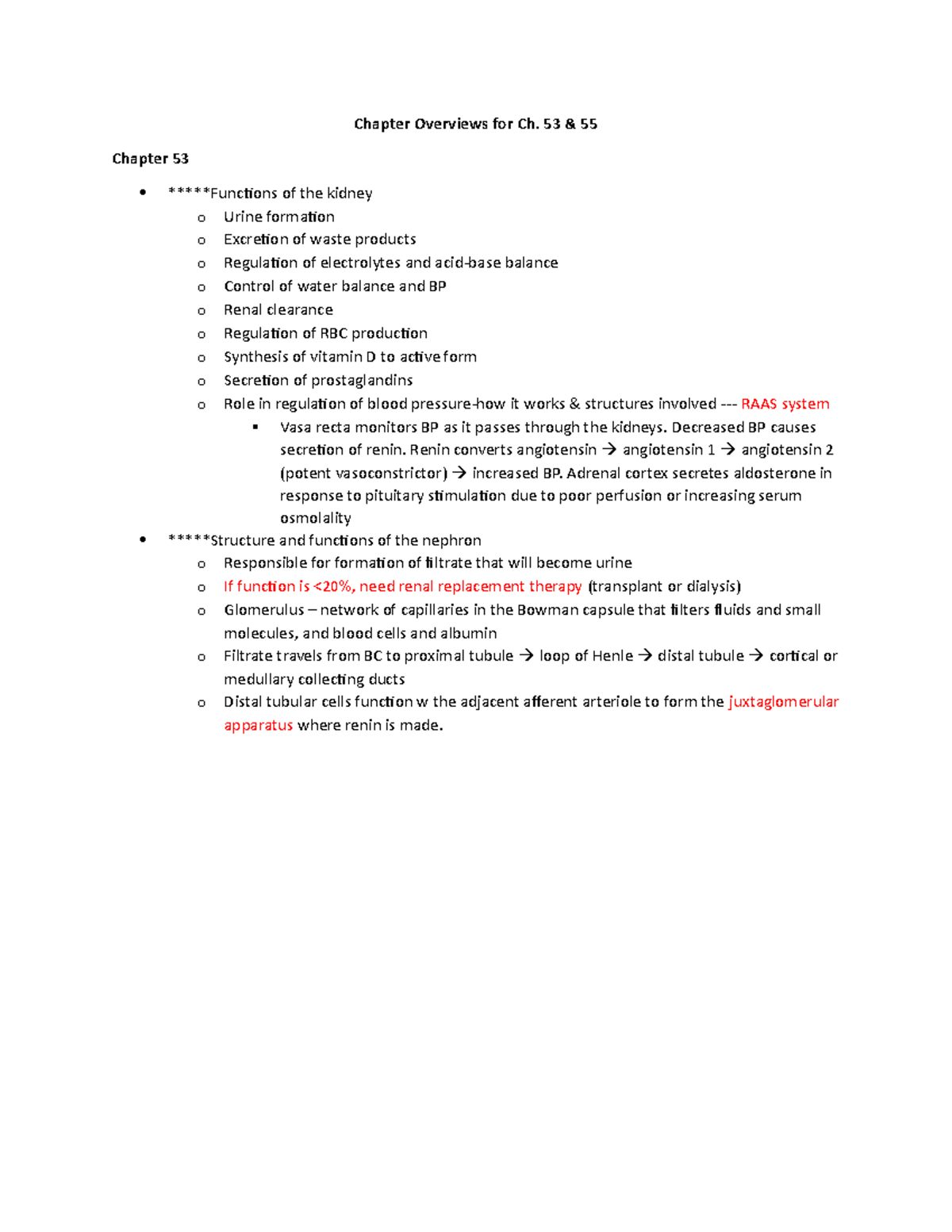 Ch 53 and 55 Overviews - Lecture notes 5-7 - Chapter Overviews for Ch ...