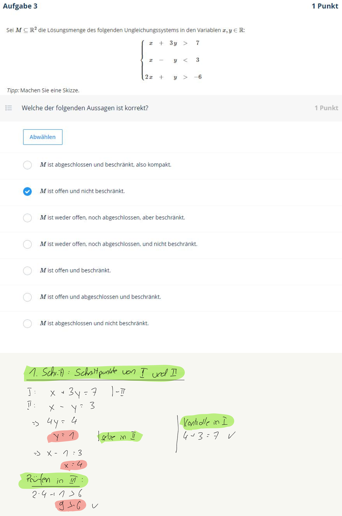 BPA 1 Aufgabe 3 Lösungen mit Rechenweg - MATH 288 - Studocu