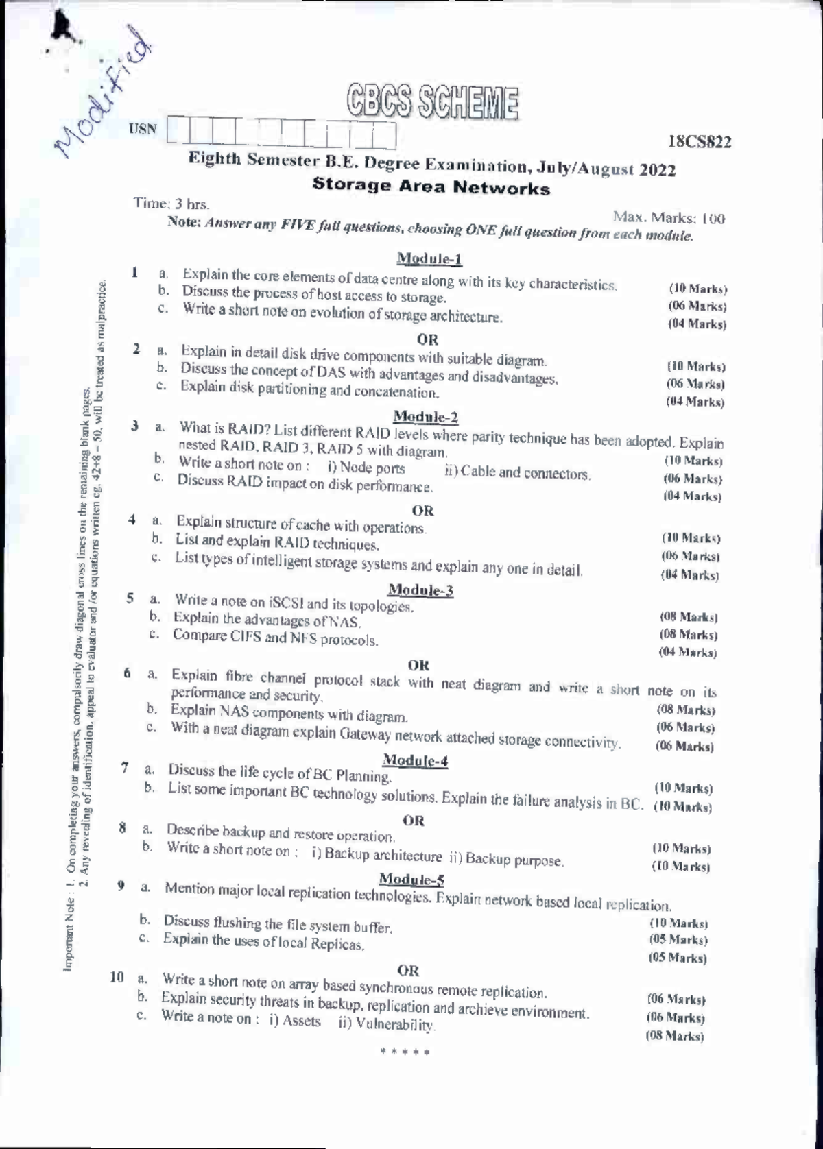 SCH 18CS822 - xewxw - Bachelor Computer Application (BCA) - Studocu