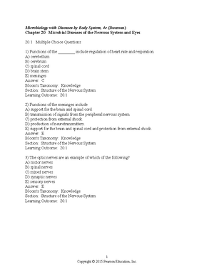 CHAPTER 19 STUDY GUIDE - Microbiology with Diseases by Body System, 4e ...