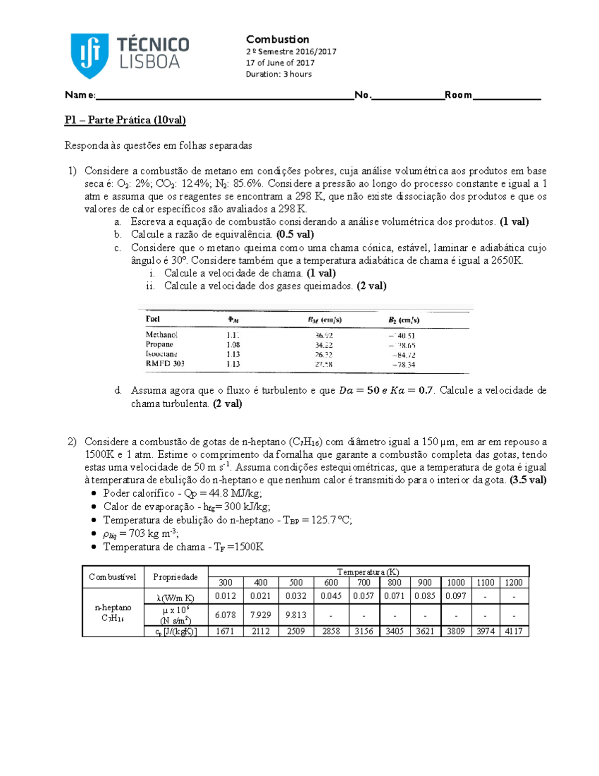 1º Exame 2016/17 - Warning: TT: undefined function: 32 Warning: TT: undefined function: 32 - Studocu