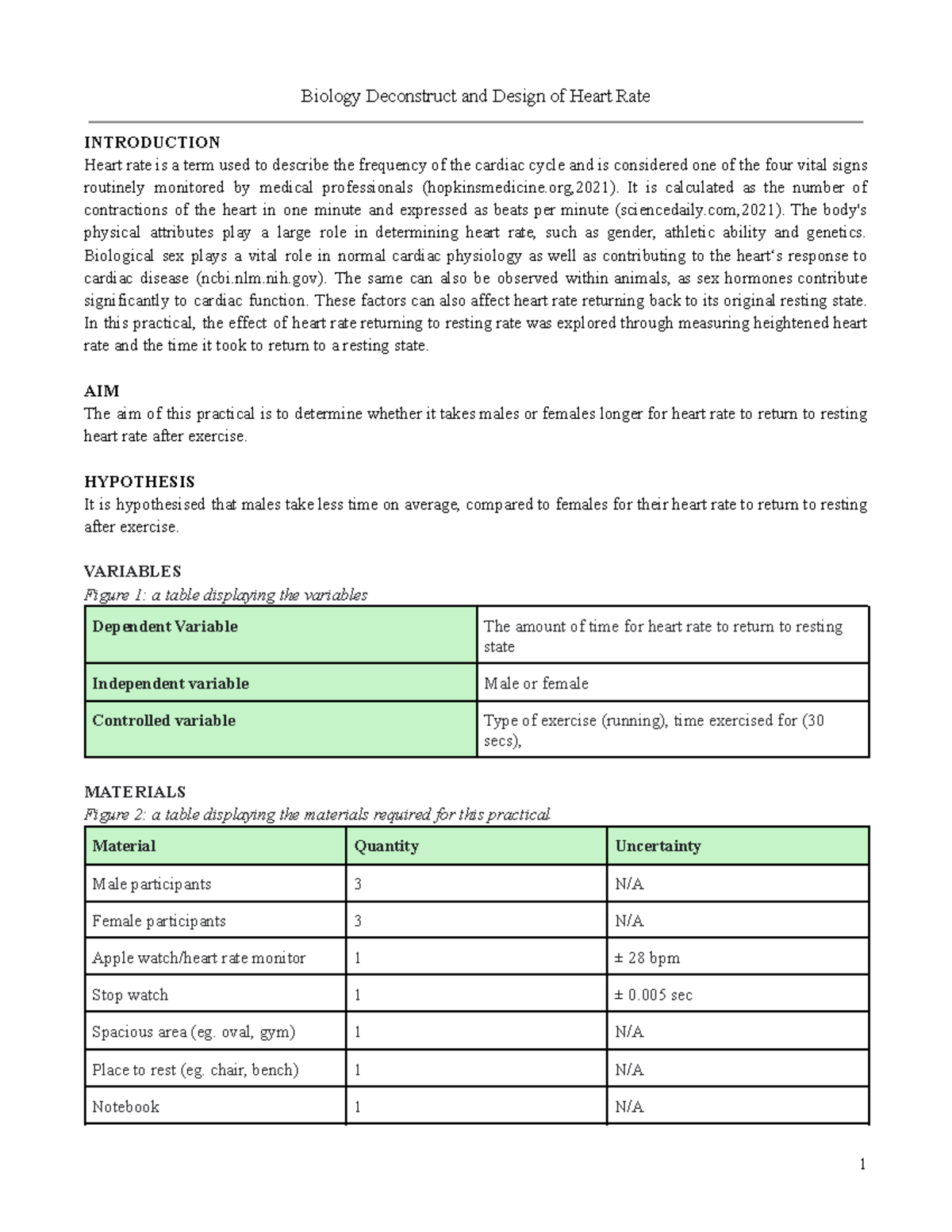 Biology deconstruct and design - It is calculated as the number of contractions of the heart in ...