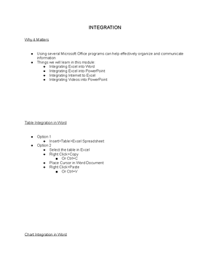 Computer Applications Notes 10 Microsoft Excel Part 1 - MICROSOFT EXCEL ...