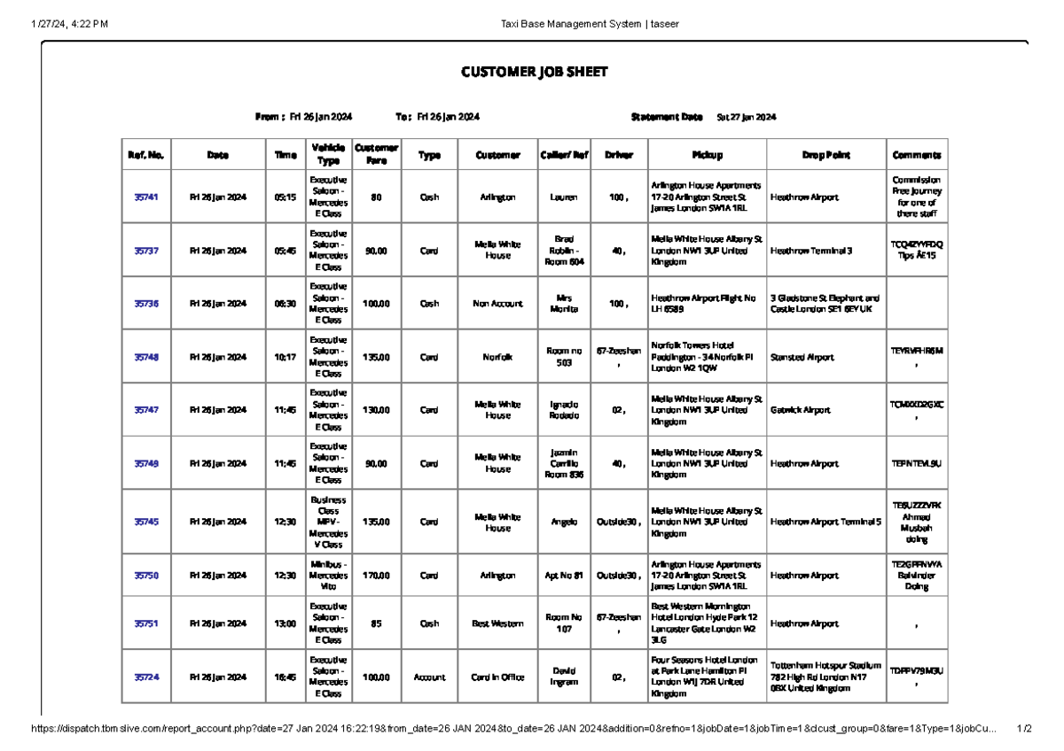 26 Jan - 1/27/24, 4:22 PM Taxi Base Management System | taseer - Studocu
