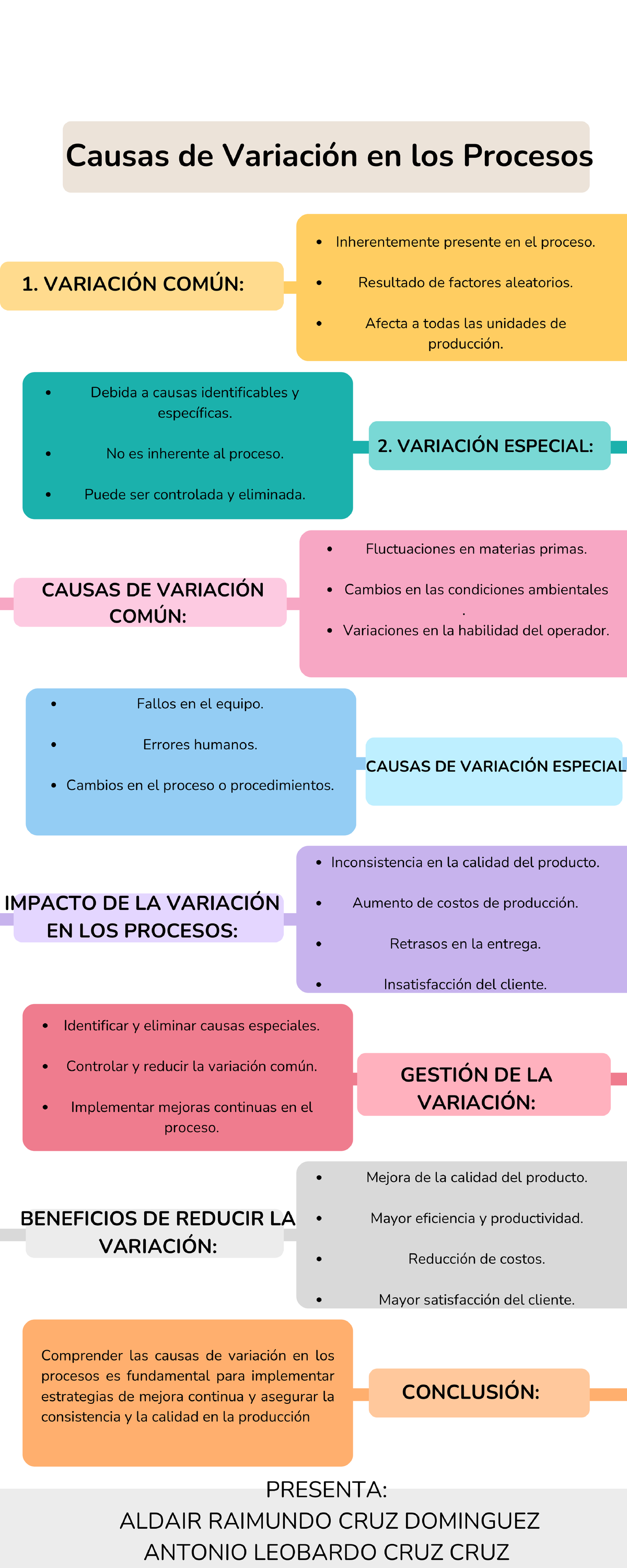 Causas De Variación En Los Procesos Control Estadístico De La Calidad
