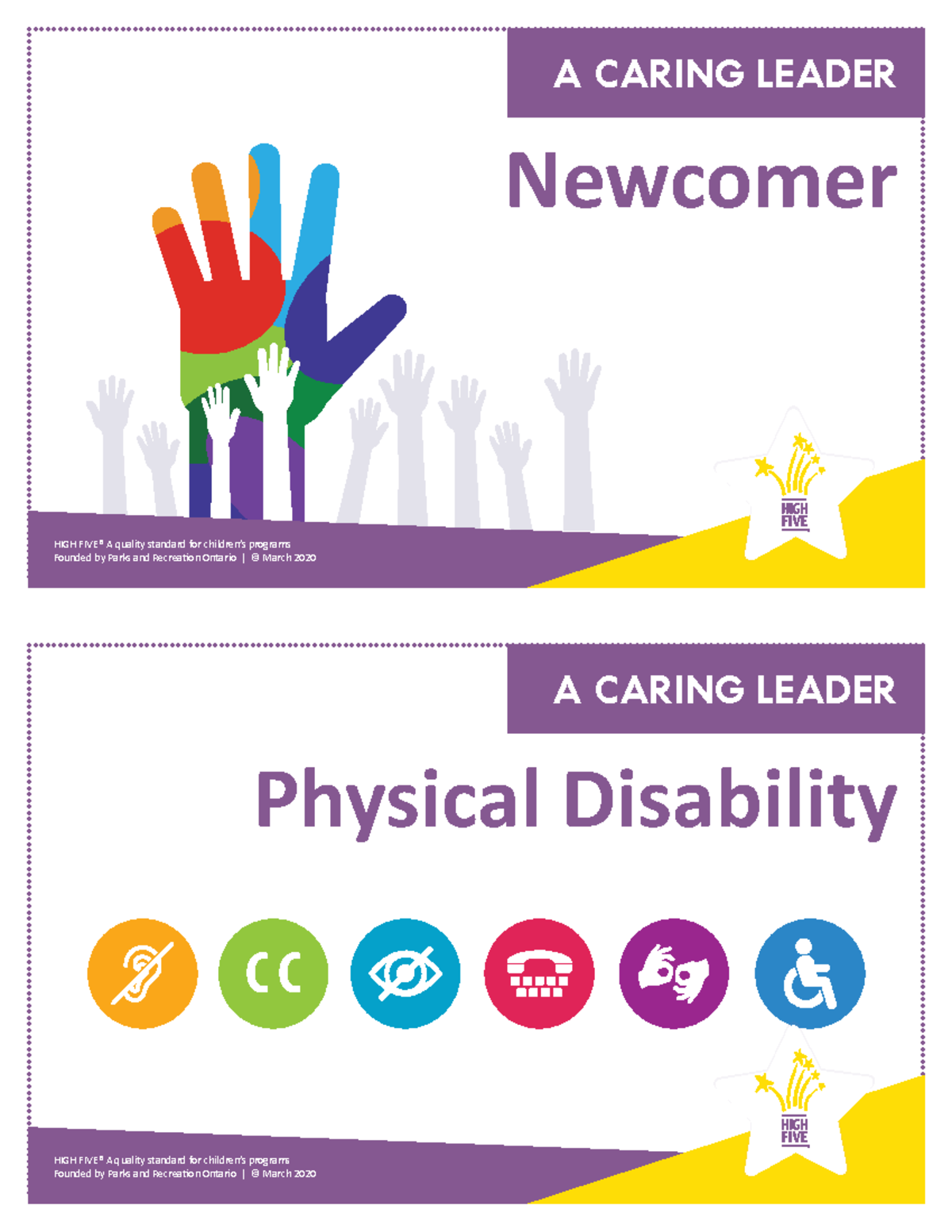 Characteristic Cards Resource March 22 2020 - A CARING LEADER A CARING ...