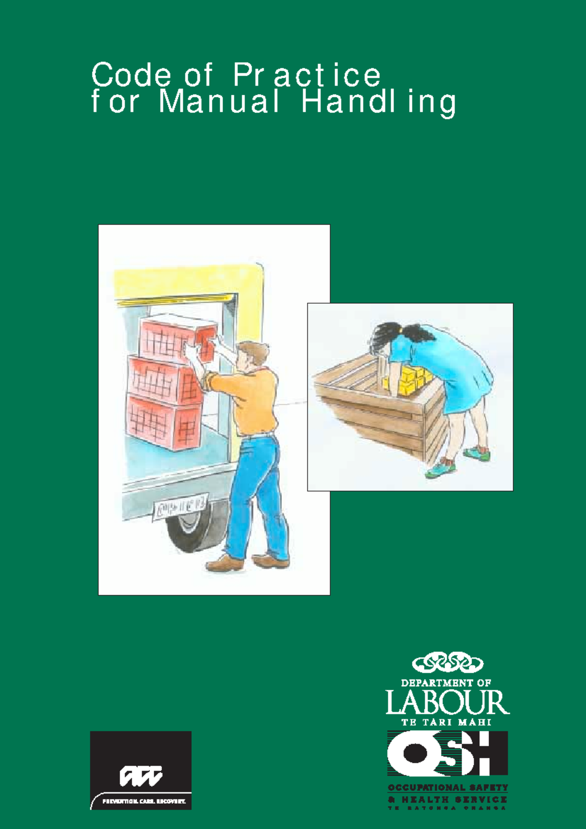 971WKS 1 manual handling ACOP manual handling - OD E OF R A CT I CE F ...