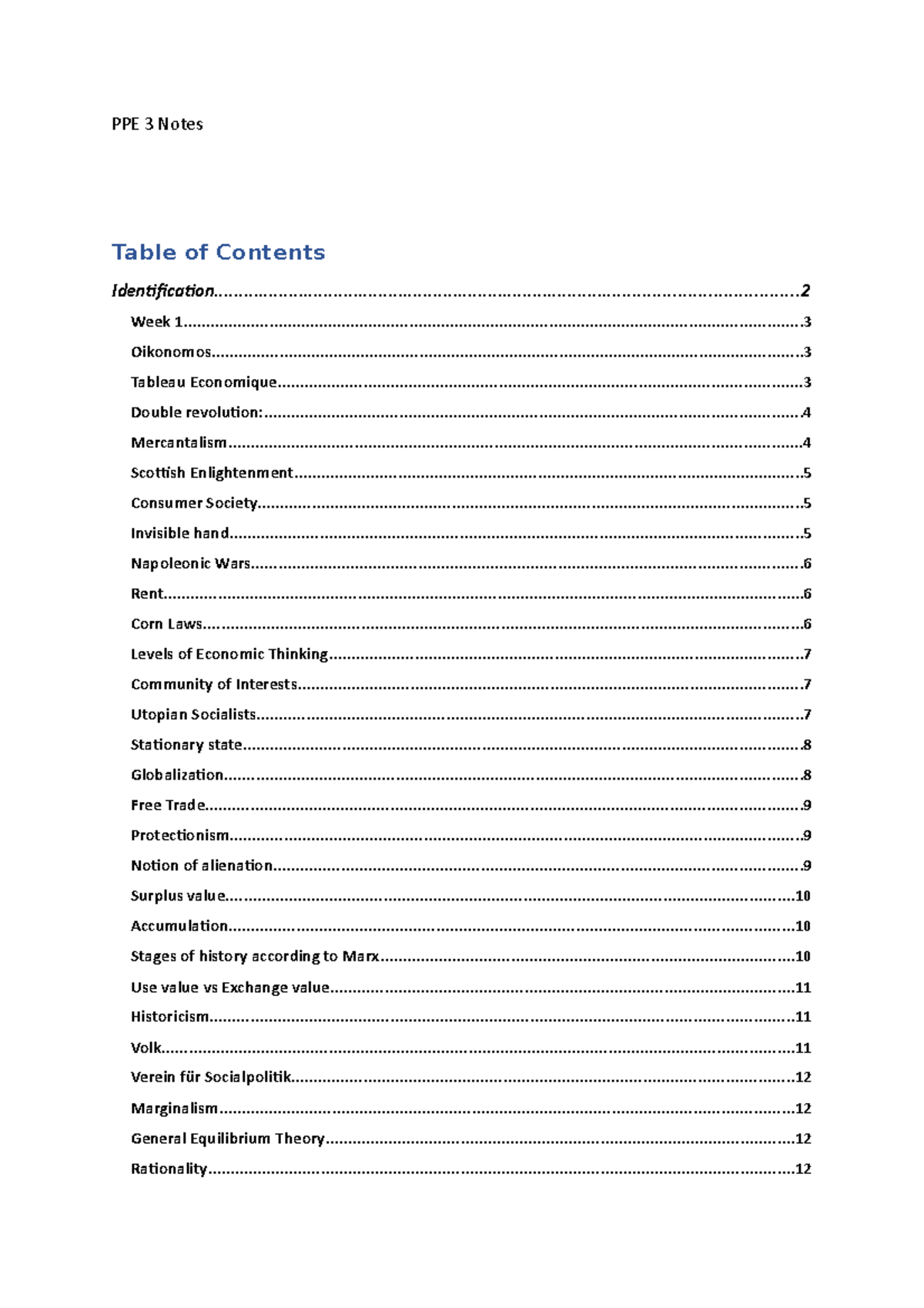 PPE 3 Exam Notes - All content - PPE 3 Notes - Studocu
