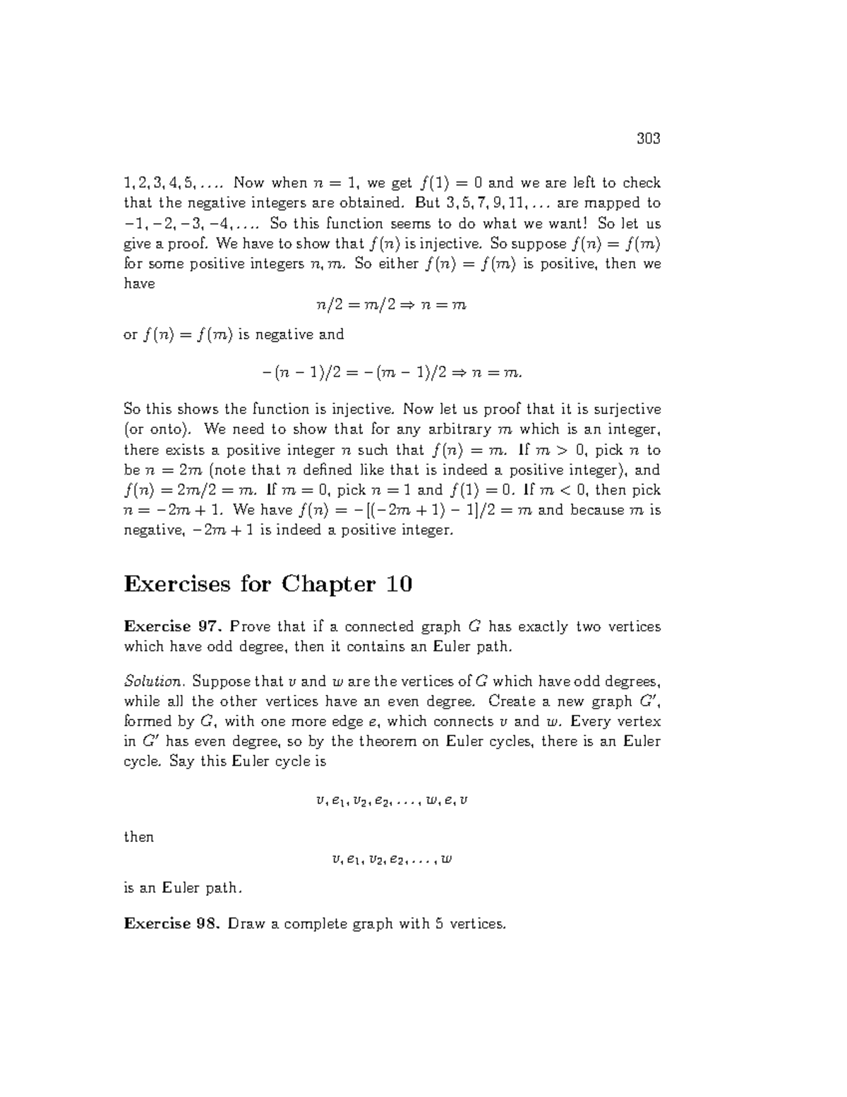 Sol HW 10 - Tutorial - 303 1 , 2 , 3 , 4 , 5 ,.. .. Now whenn= 1, we ...