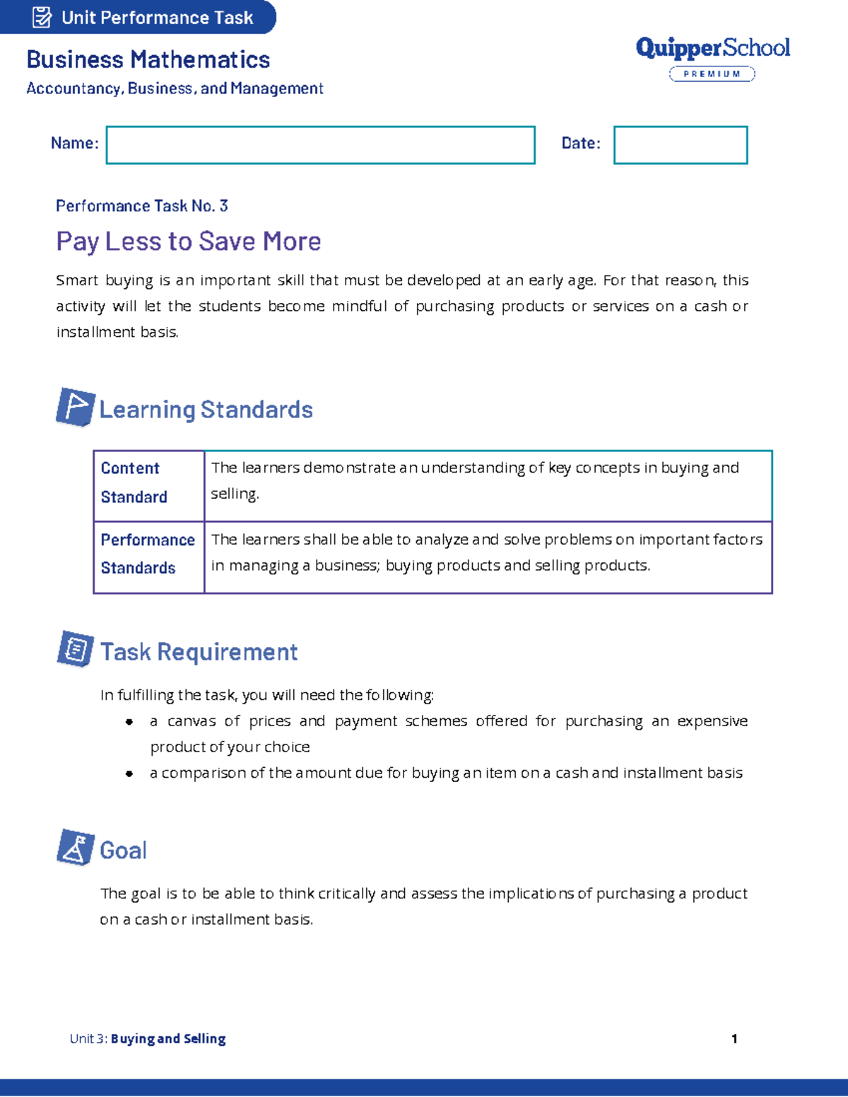 BM PT 11 Q2 03 - Business Math - Business Mathematics Accountancy ...
