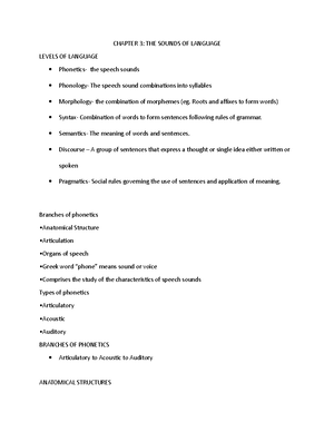 Chapter 5 - Word Formation - Chapter 5: Word Formation The Plan Yule, G. (2020). The Study of ...