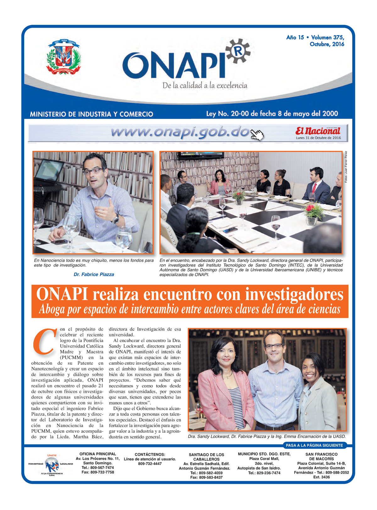 Boletin-31102016 - Se muestra un resumen de las compañías legalizadas ...