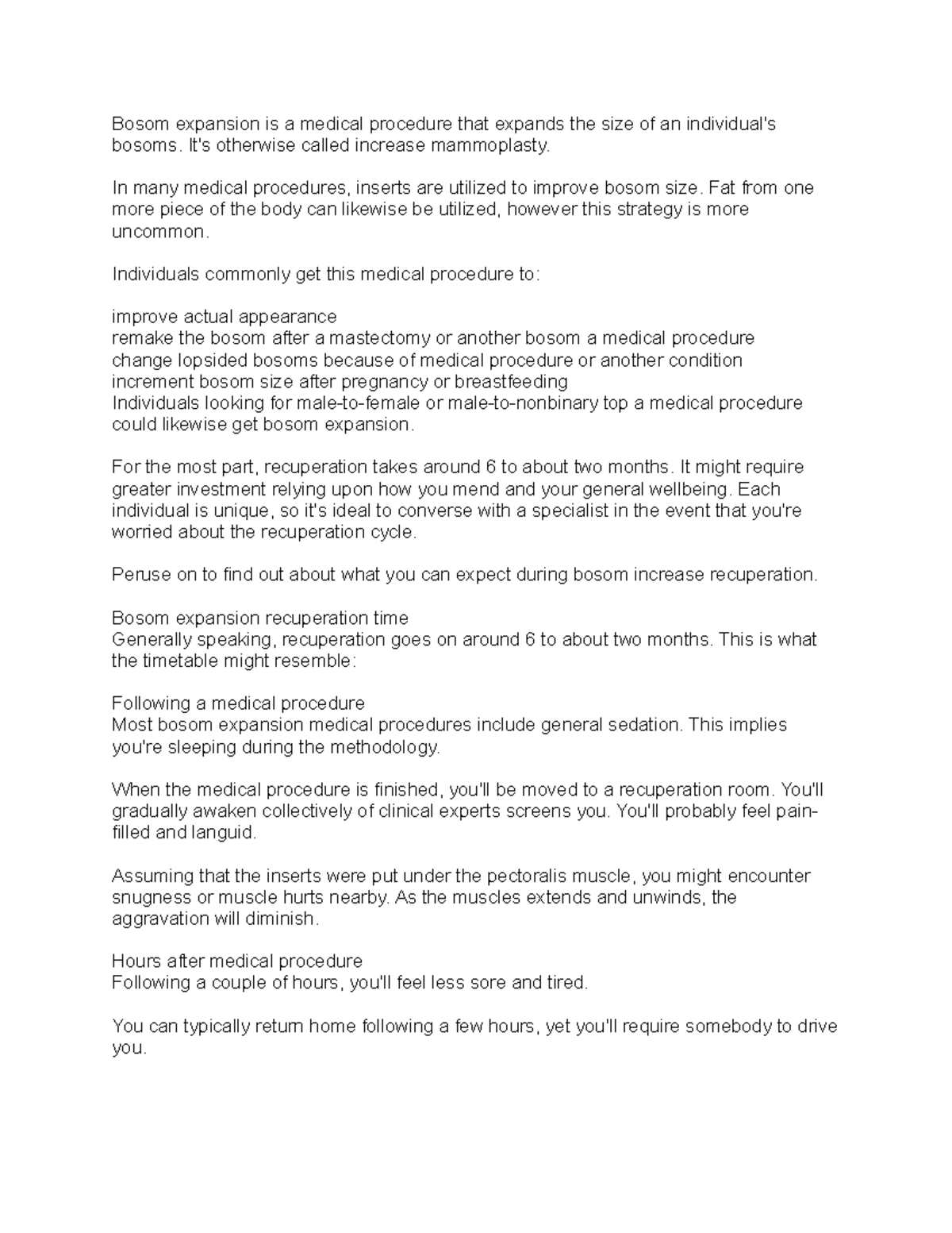 Doc17 - paper - Bosom expansion is a medical procedure that expands the ...