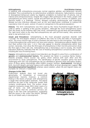 Schizophrenia Case study - Junhan An February 3, 2019 Case study Case ...