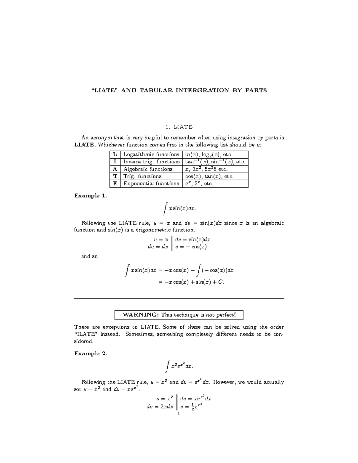 Liateand Tabular integration - “LIATE” AND TABULAR INTERGRATION BY ...