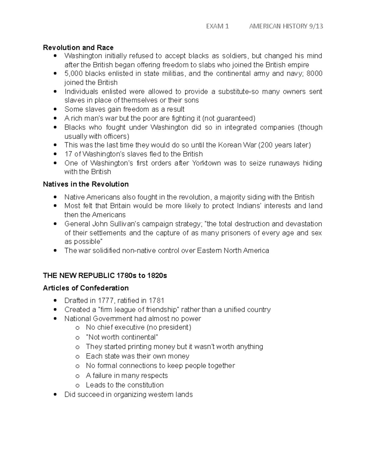 THE NEW REPUBLIC 1780s to 1820s - The Constitution Fundamental Debates ...