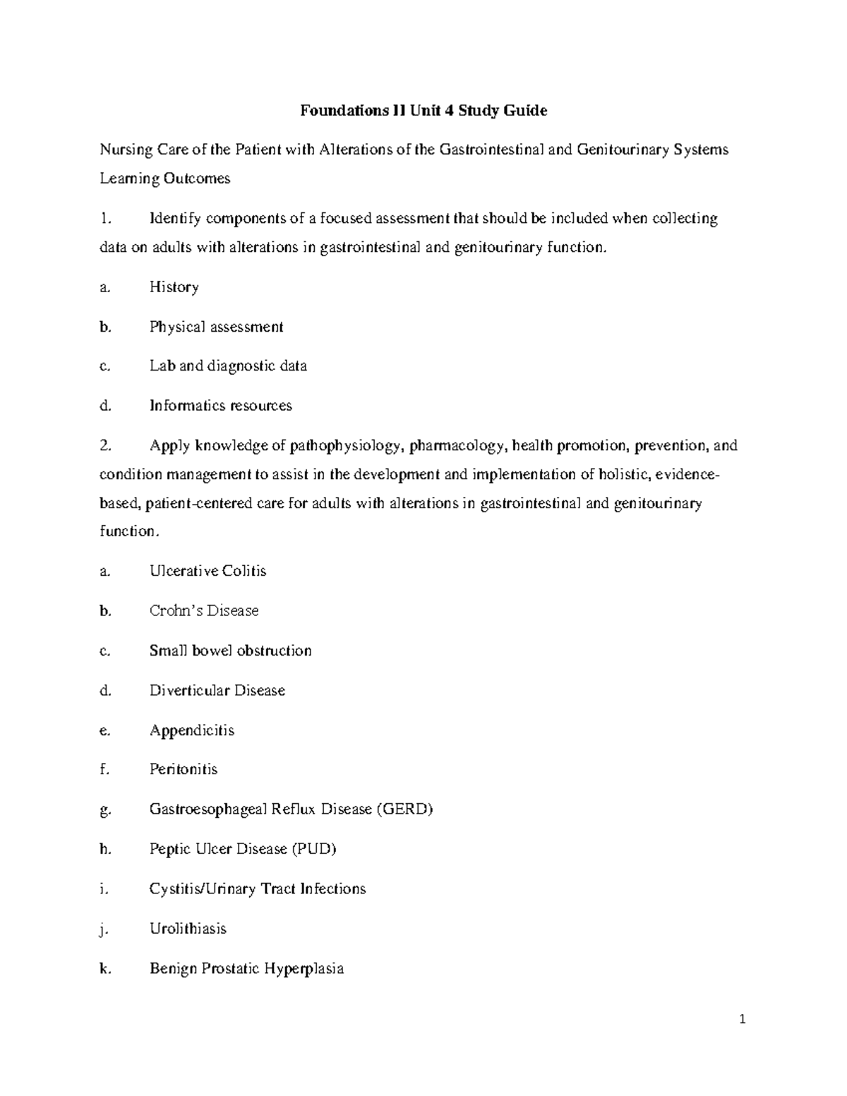 Foundations II Unit 4 Study Guide - Foundations II Unit 4 Study Guide ...