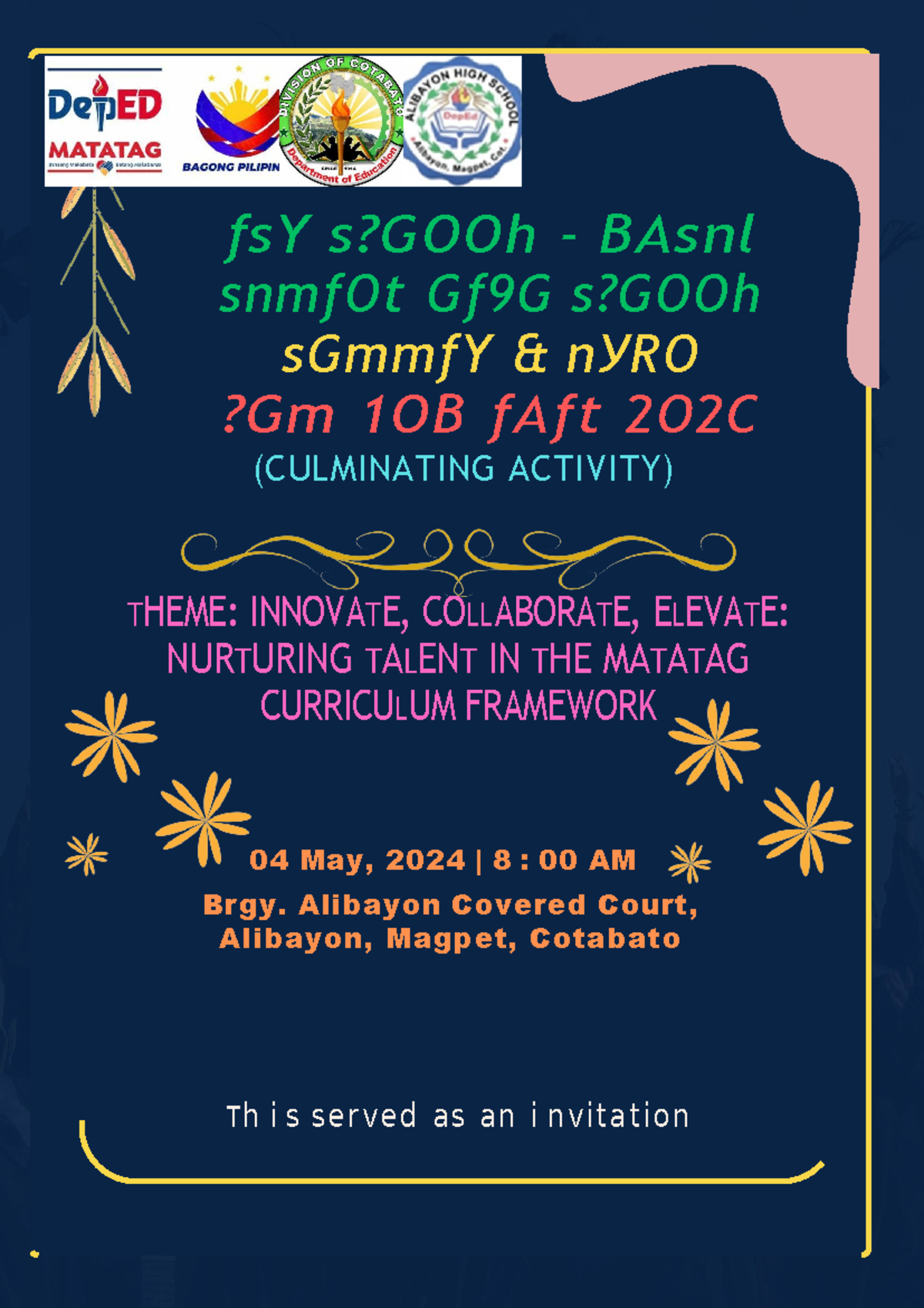 Final shs summit program - fsY s?GOOh - BAsnl snmfOt Gf9G s?GOOh sGmmfY ...