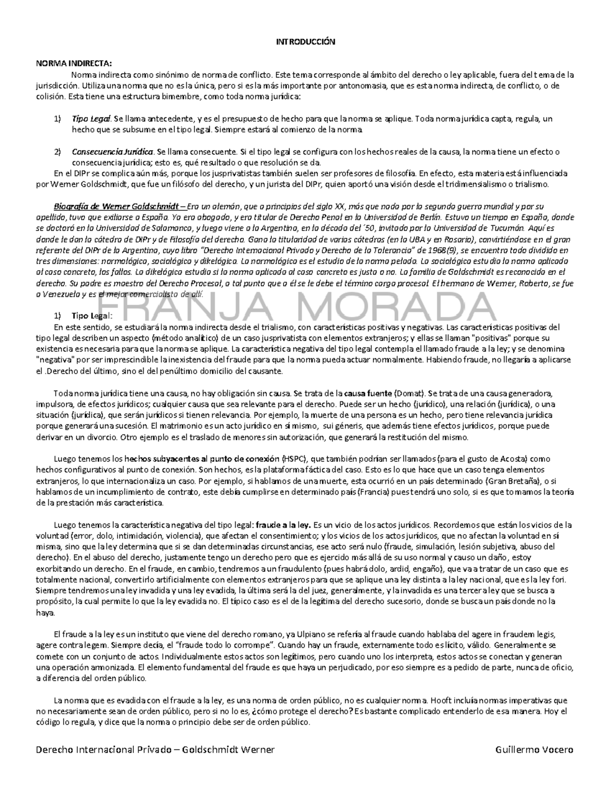 Resumen libro Goldschmidt - Franja Morada - Warning: TT: undefined function: 32 Warning: TT ...
